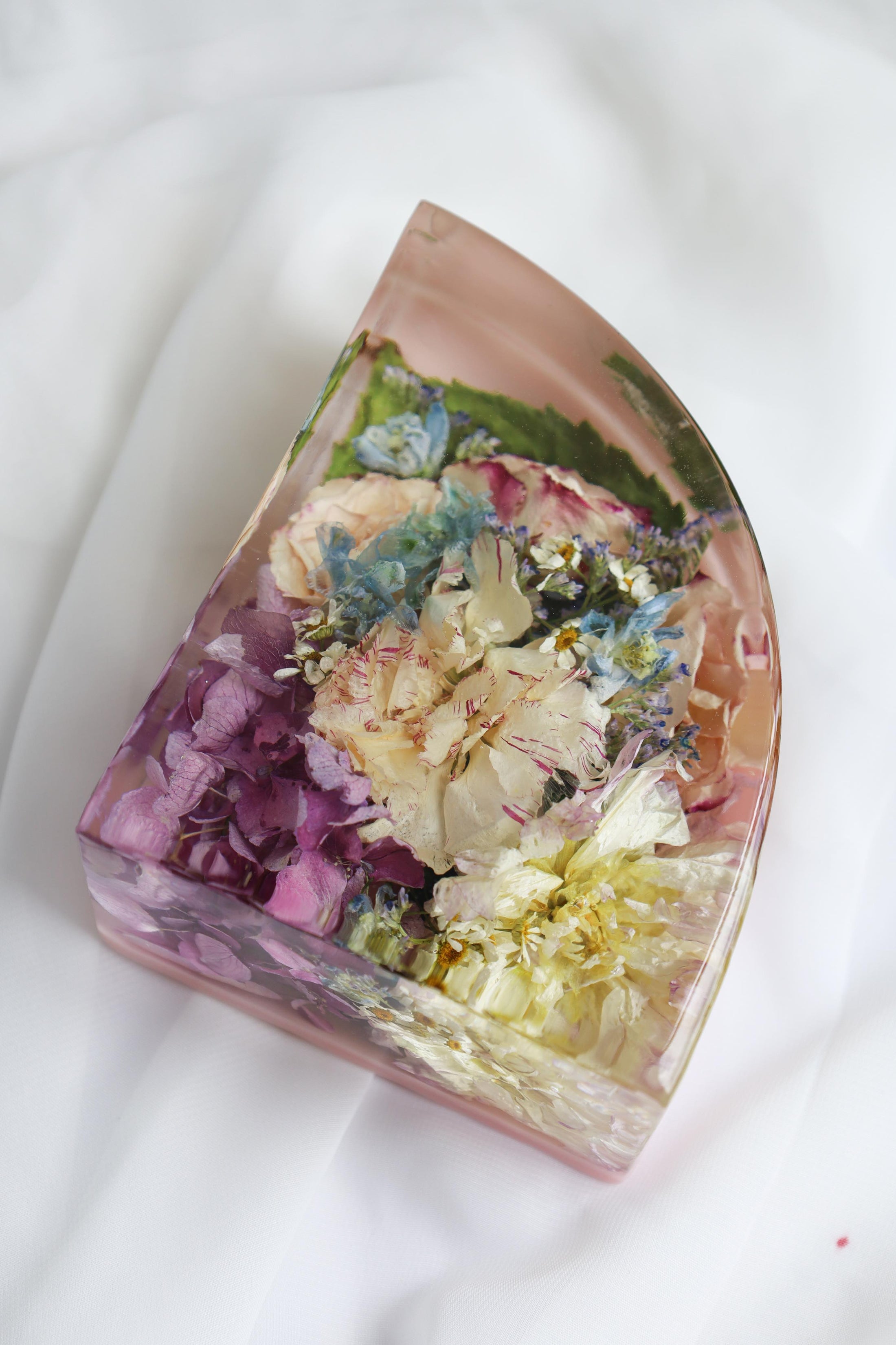 Set of Resin Display book ends - Floral Preservation Brisbane